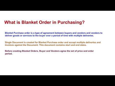 #Shorts Blanket Purchase Orders