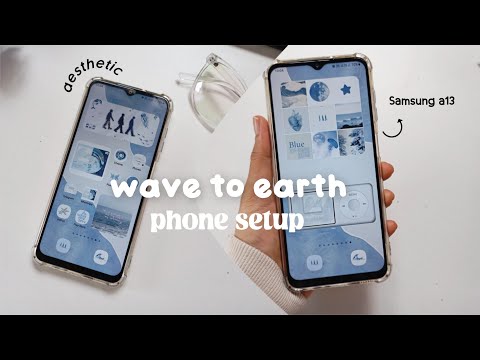 Make your Android phone aesthetic | wave to earth theme | aesthetic wallpaper
