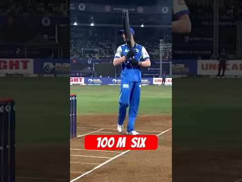 100 meter six by Karan Ambala #ispl #cricket #isplt10 #viralvideo #shorts #crickettournament #ispl