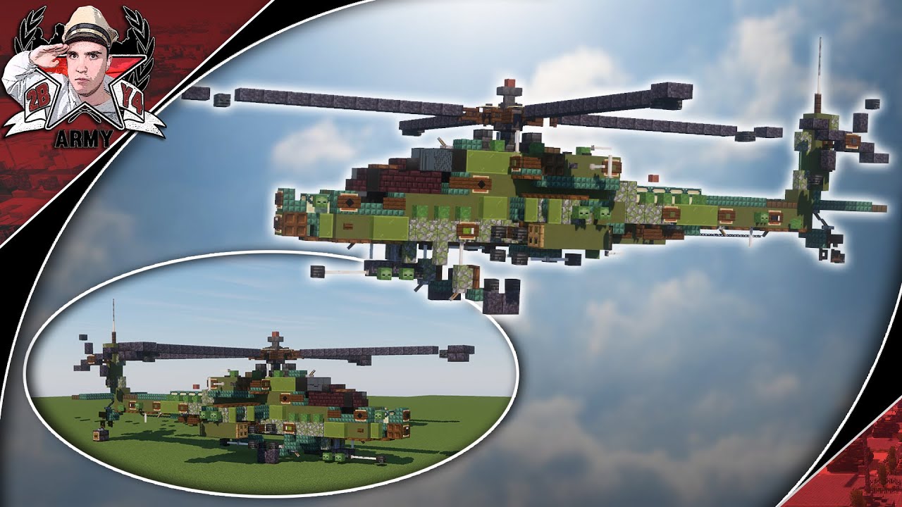Minecraft: Modern AH-64E 