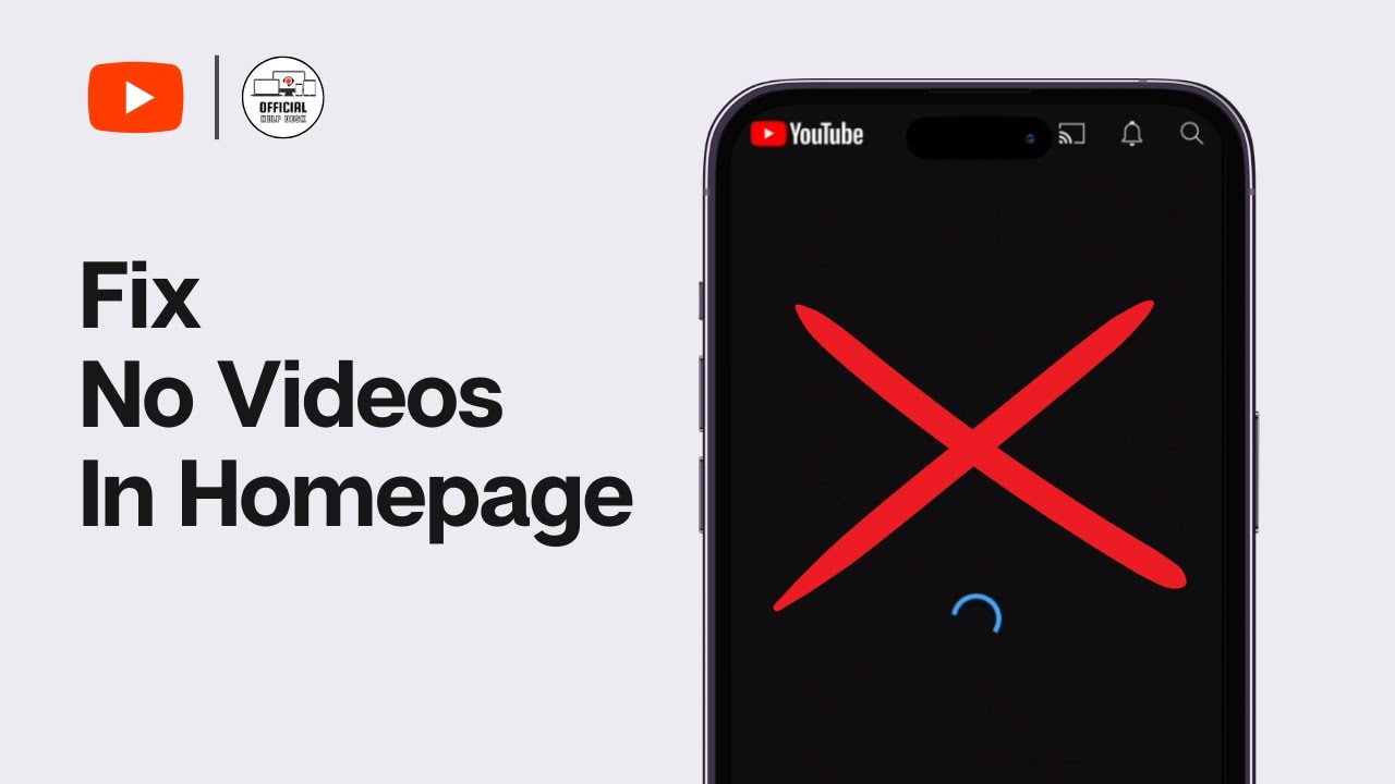 FIX YouTube Homepage Not Showing Videos Problem | Your Watch History is Off YouTube Problem
