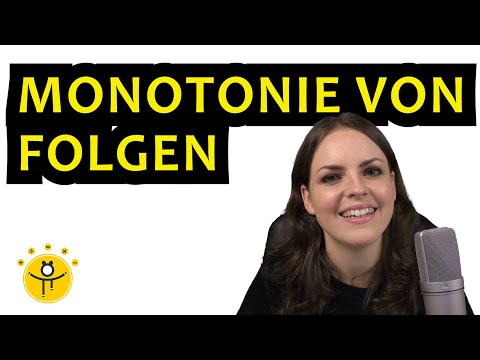 MONOTONIE von FOLGEN beweisen