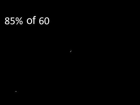 85% of 60 , percentage of a number . 85 percent of 60 . procedure