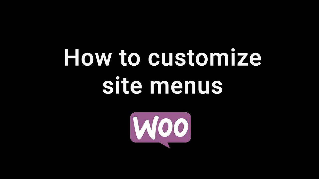 How to customize menus on an AliDropship Woo site
