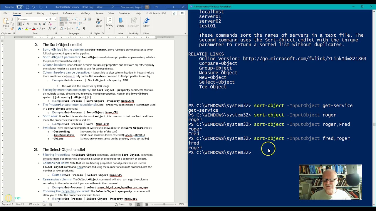 Powershell sort-object -inputobject parameter