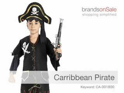 Child Pirates of the Caribbean Costumes for Halloween
