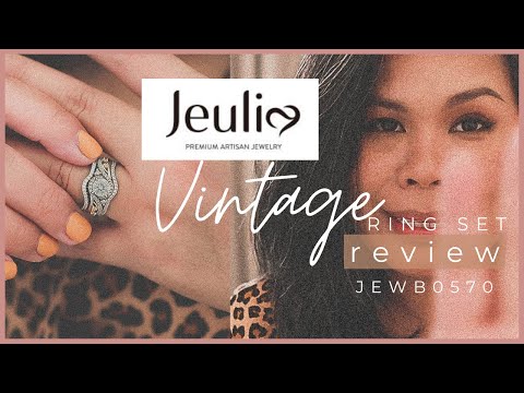 JEULIA VINTAGE RING SET HONEST REVIEW WITH WEAR TEST | JEWB0570