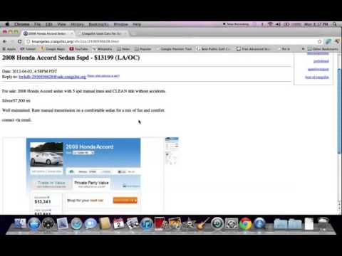 Craigslist Los Angeles Used Cars Older Honda Models Available