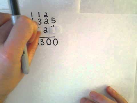 Multiplying Whole Numbers, Example 4