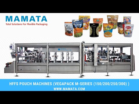 Mamata Vegapack M-Series HFFS Pouch Machine - Mamata 200 mm Vegapack M ...