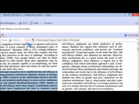 [AcWriMo Prep] Streamlining Academic Writing with Citavi