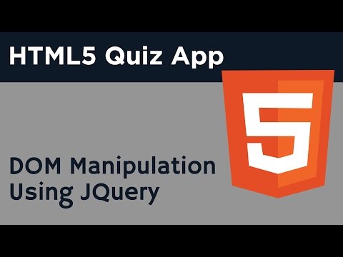 Learn HTML5 Programming Tutorial | Learn HTML5 Quiz Application DOM Manipulation Using JQuery ...