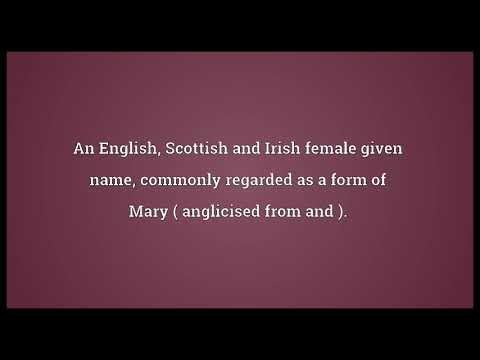 Maura Meaning | Wordogram
