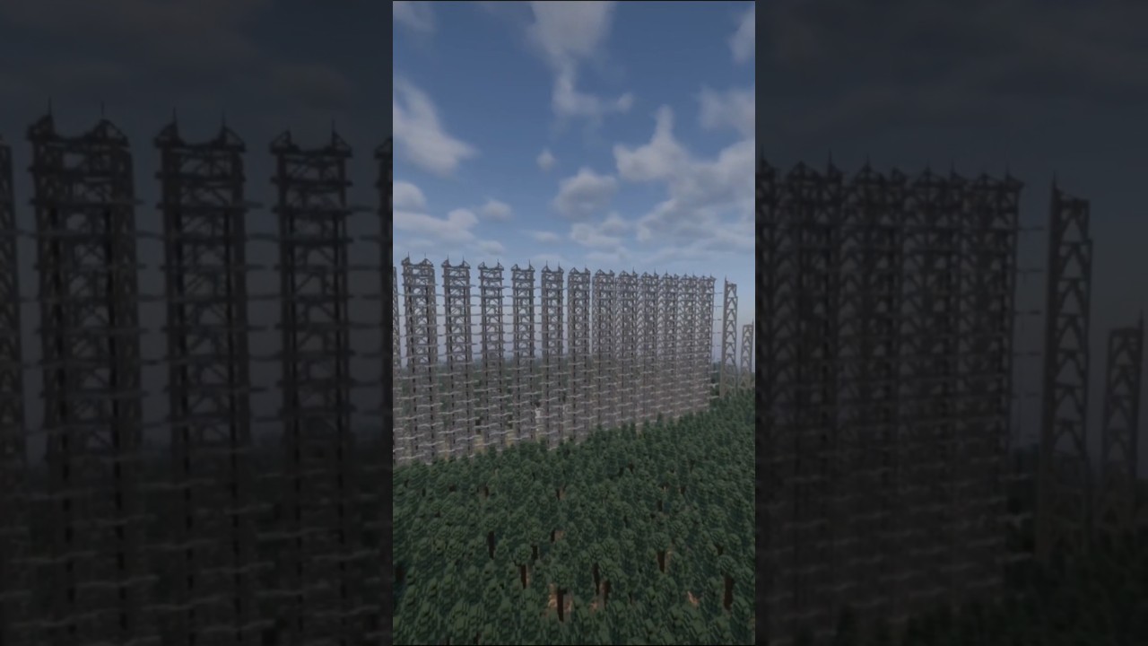Duga Radar(Chernobyl) | Minecraft Build Timelapse