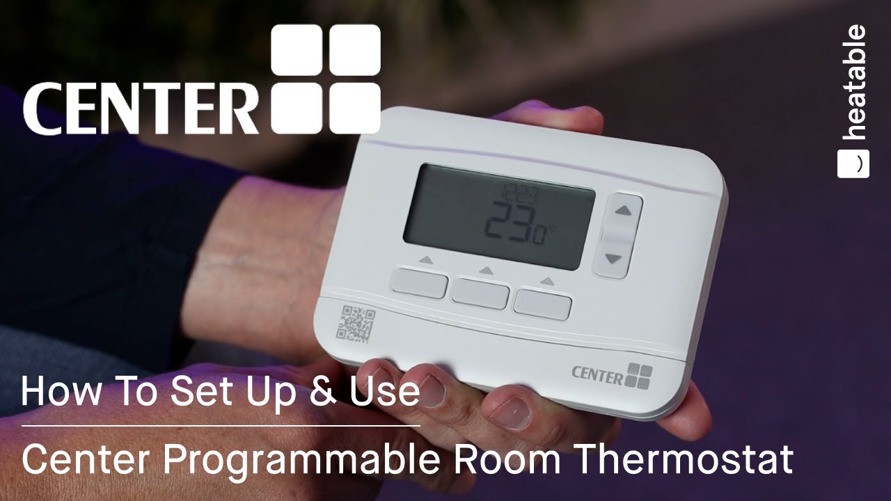 Center Programmable Room Thermostat Instructions | Step By Step Guide