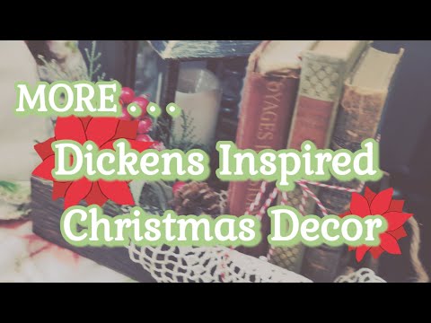 π2024π CHRISTMAS DECORATIONS πDICKENS CHRISTMAS DECOR π