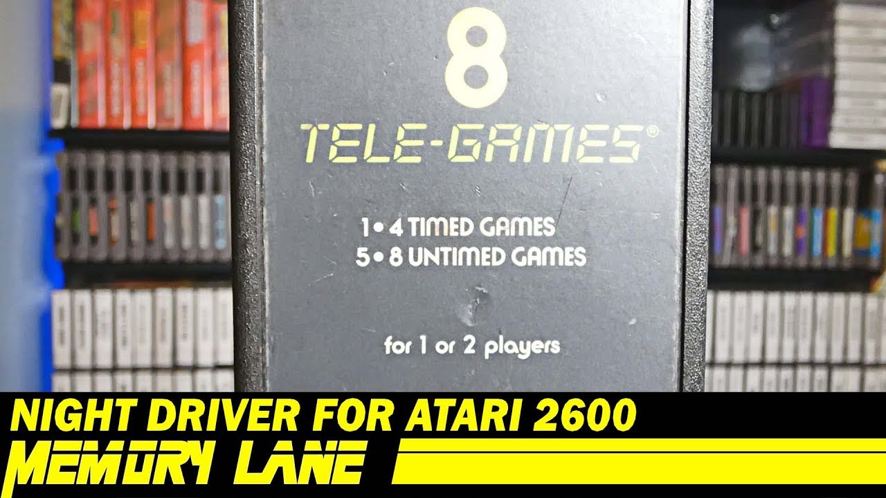 Night Driver for Atari 2600 (Memory Lane)