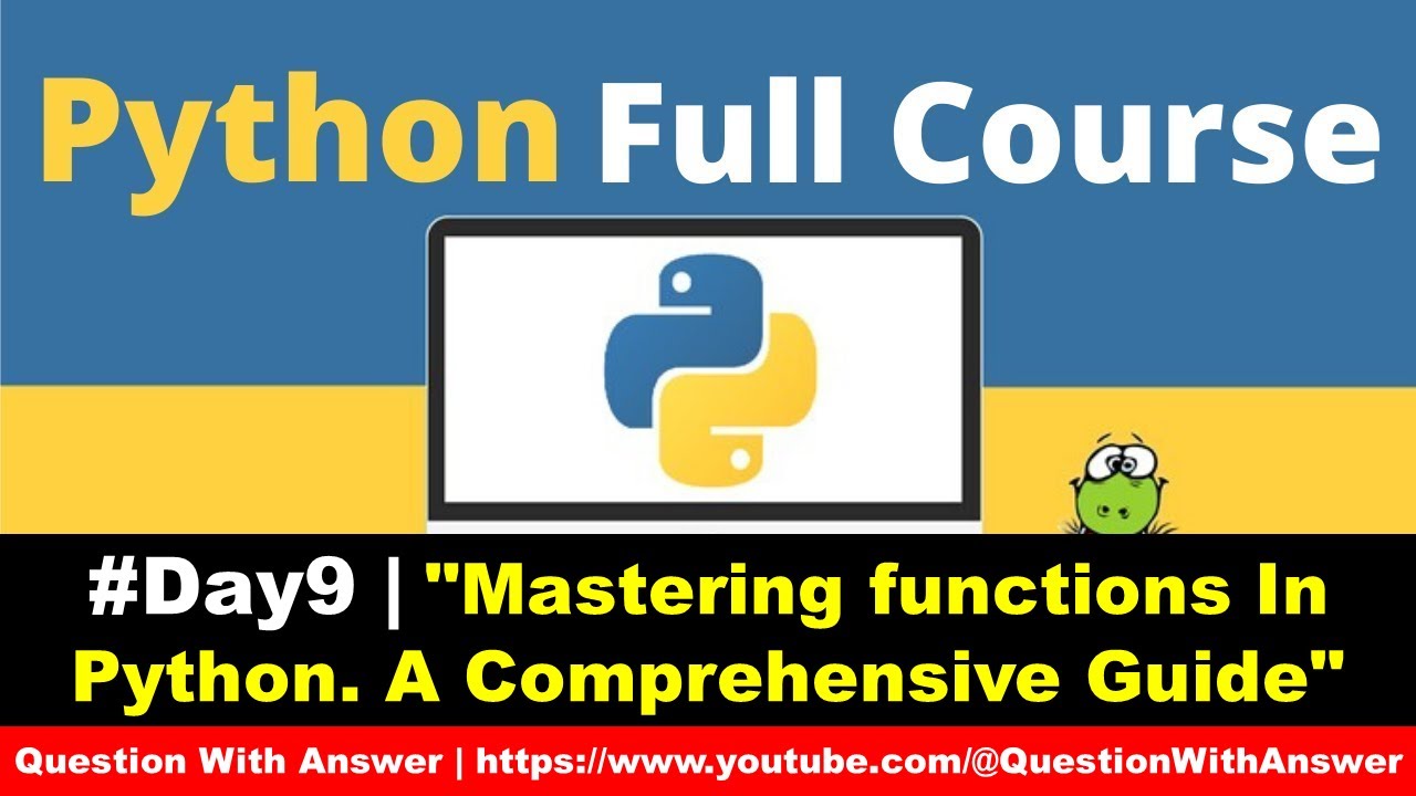 python function tips: A Comprehensive Guide | python tutorial #day9 #python #python3