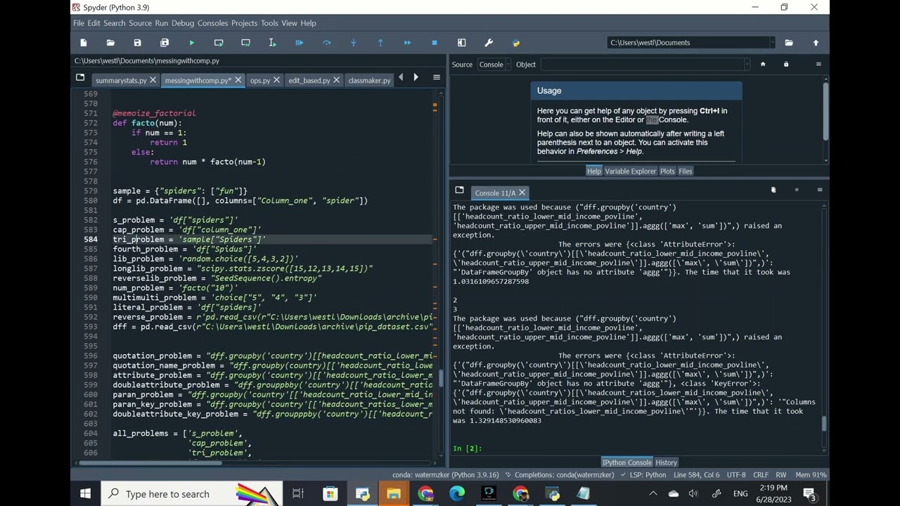Writing Clean Python Code: the Messy Way