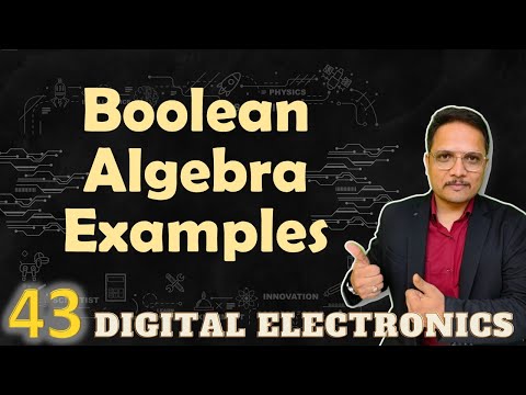 Boolean Algebra Solved Examples Part 1 Video Lecture - Crash Course for GATE Instrumentation ...