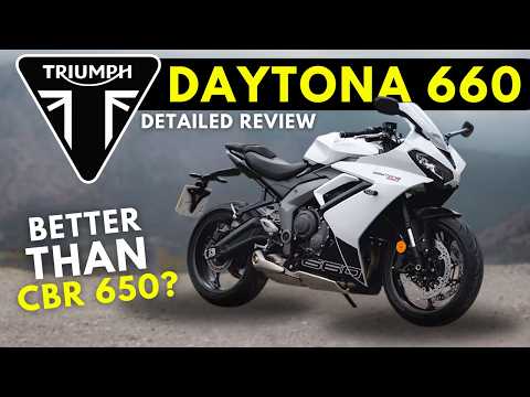 Is The 2024 Triumph Daytona 660 WORTH The Hype? Walkaround, Specs, Price #triumphdaytona