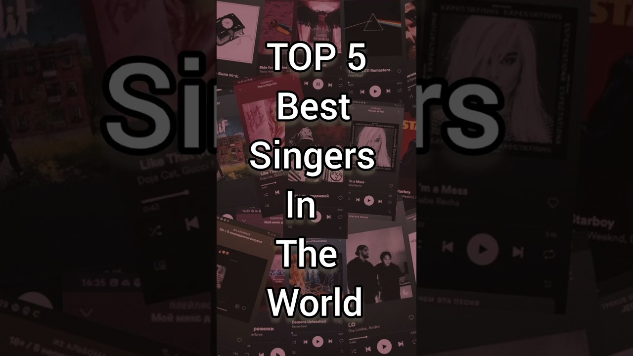 Top 5 best singer in the world 2025 By Top 5 in the world #knowled #facts #top #singer #topsingers