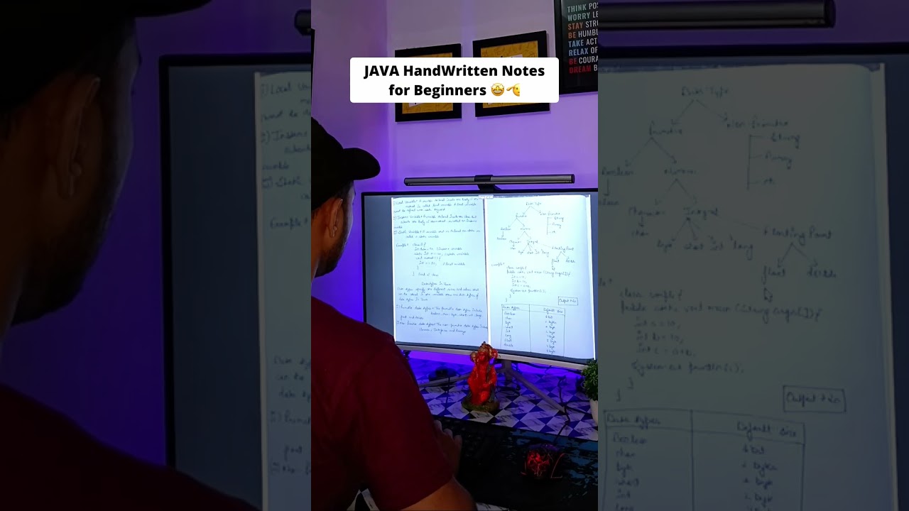 Java Handwritten Notes for Beginners 🔥