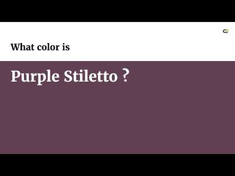 Purple Stiletto color #624154 hex color - Violet color - Cool color 624154