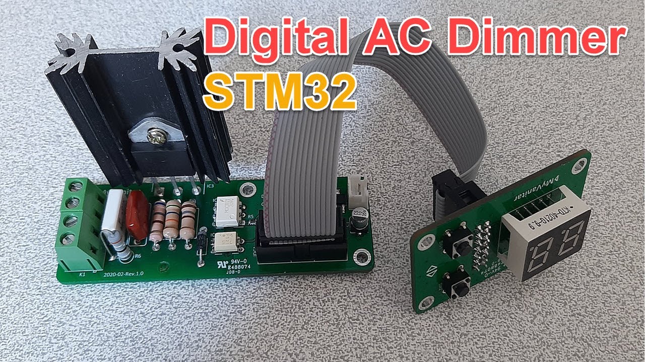 Powerful Standalone Digital AC Dimmer Using STM32 - element14 Community