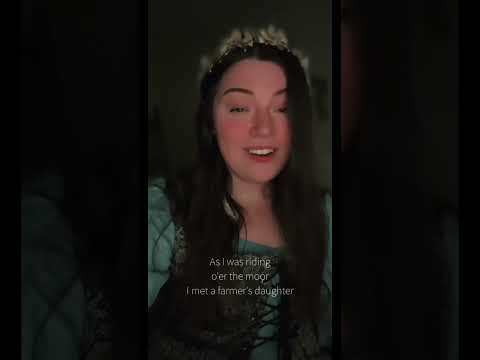 The Maid That Sold Her Barley 🌾🧺 #folk #folksinger #bard