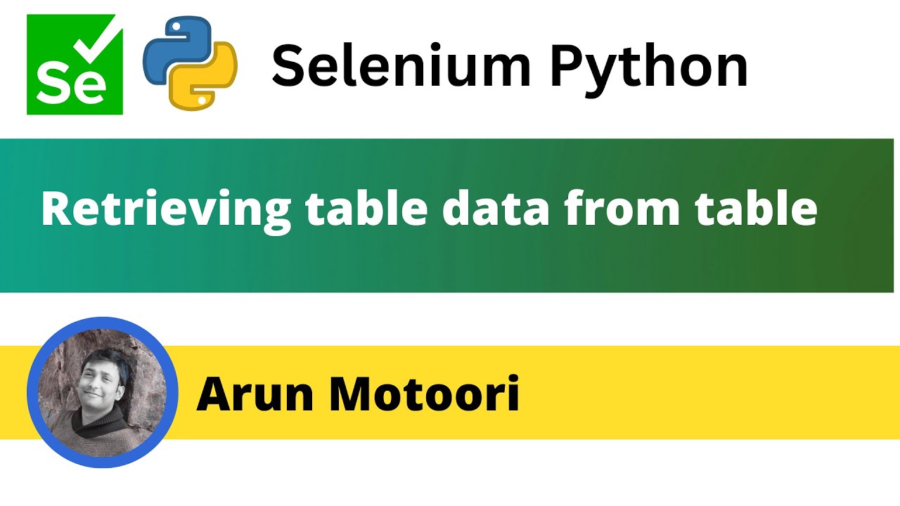 Retrieving table data from table using Selenium Python (Selenium Python)