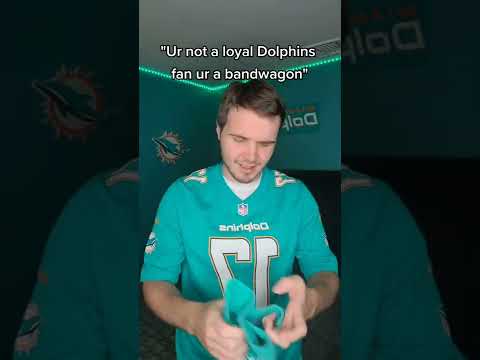Never call me a bandwagon Dolphins fan 😤 #shorts #nfl #nflfootball #miamidolphins #bandwagon