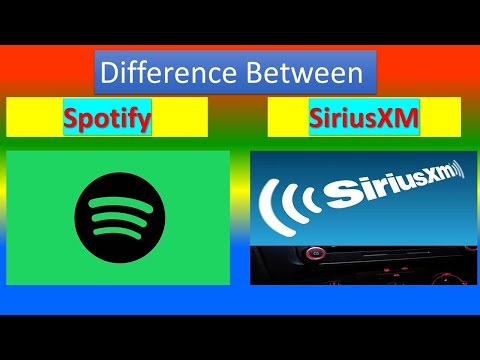 Difference Between Spotify and SiriusXM
