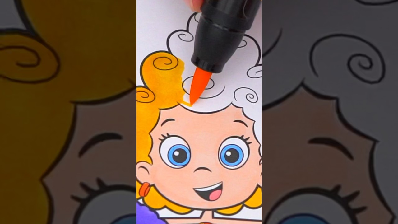 Coloring Bubble Guppies 🫧 #coloring #art #bubbleguppies