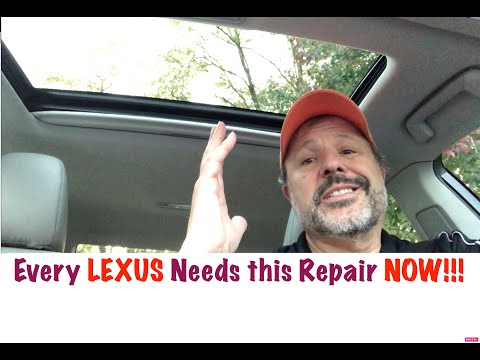 Lexus ES300h Sunroof Seal Replacement