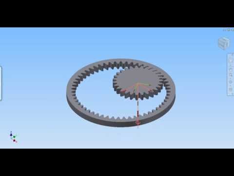 Internal Spur Gear Simulation