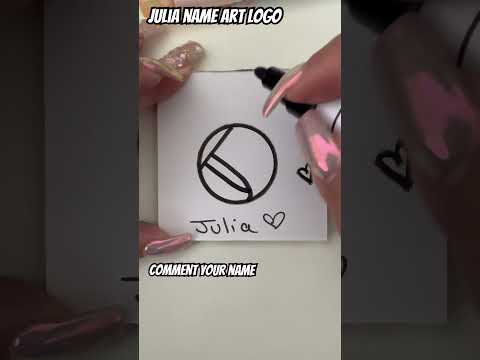 Julia Name Meaning * Name Art Logo #arts #satisfying
