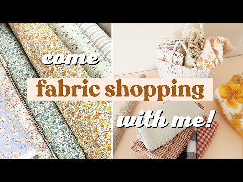 Come Fabric Shopping With Me! | Where I Buy My Fabric (Thrifting + More!)