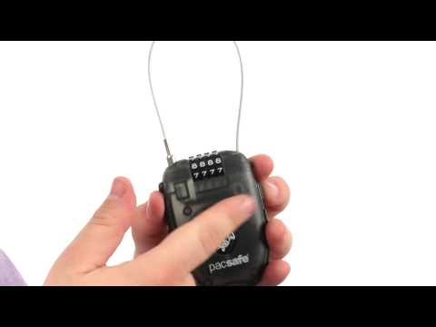 Lanksti spyna Pacsafe Retractasafe 250 4-dial retractable cable lock ...