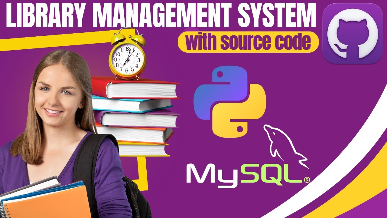 GUI Python Projects: Library Management Project tutorial with Tkinter and Mysql
