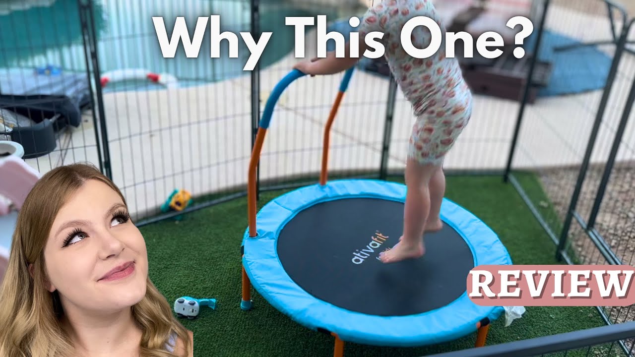 Ativafit kids trampoline from my 3yo & 1yo’s POV! *Review*