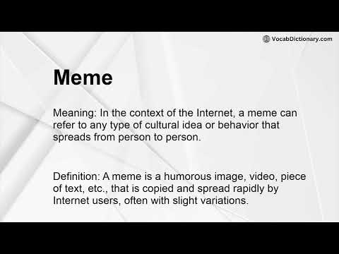 Meme Meaning