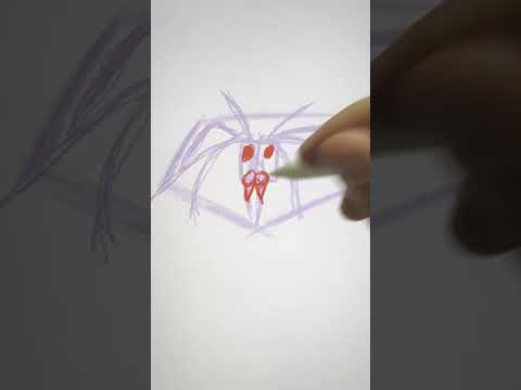 How to Draw a Spider Plant #art #artsandcrafts #houseplants #spiderplant #learntodraw #plants