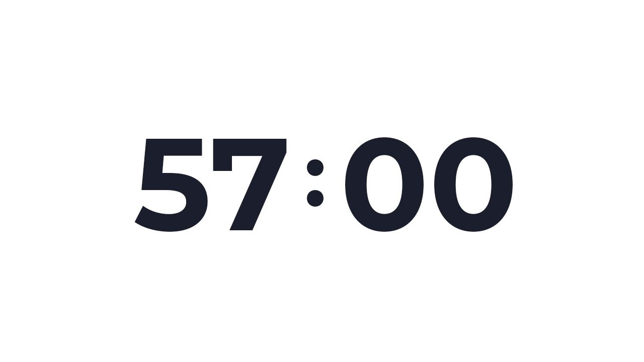 57 Minute Timer