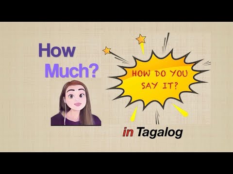 How Much? in Tagalog
