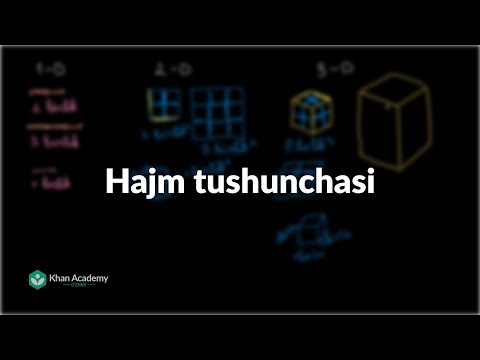 Hajm haqida tushuncha (ta video) | Khan Academy