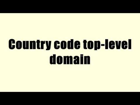 Country code top-level domain