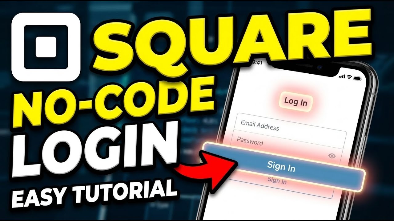 How to login to Square for no-code app payments - Easy Tutorial