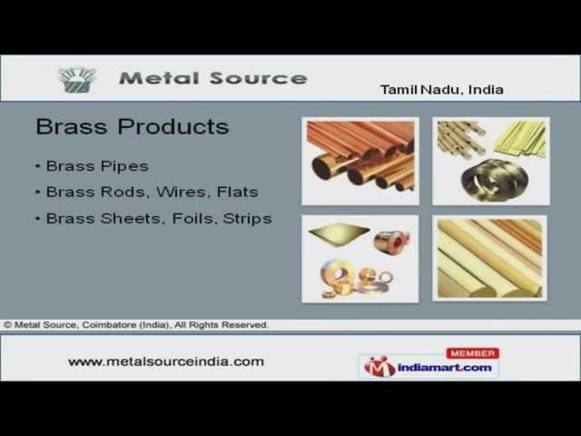 Brass Products - Brass Foil Sheet Wholesaler from Coimbatore