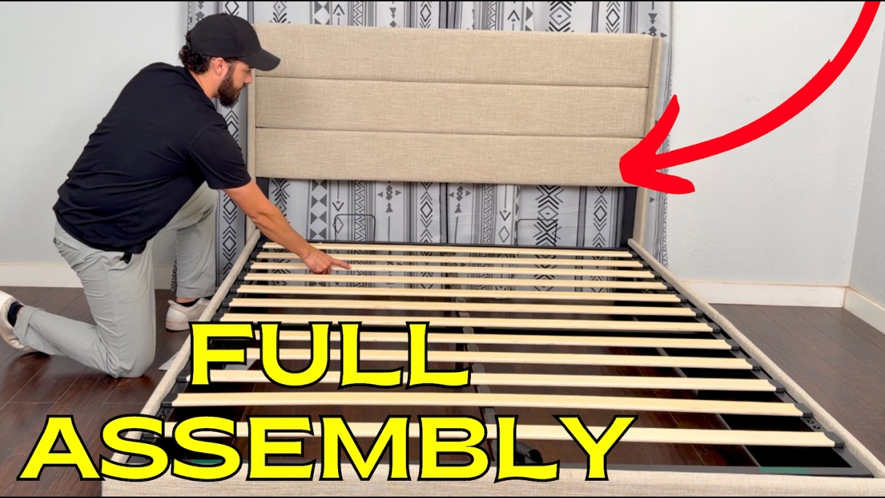 How To Assemble Allewie Lift Up Storage Bed Wingback